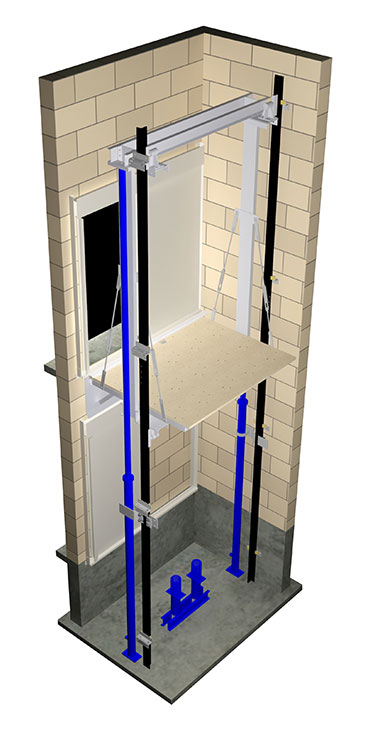 Holeless Telescopic Hydraulic | Schumacher Elevator Company